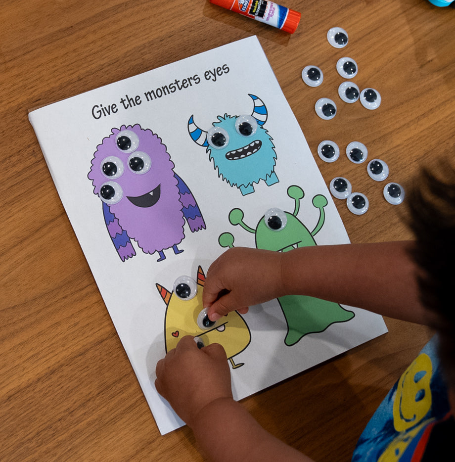 Give the Monsters Eyes DIY Activity – TiffyMama